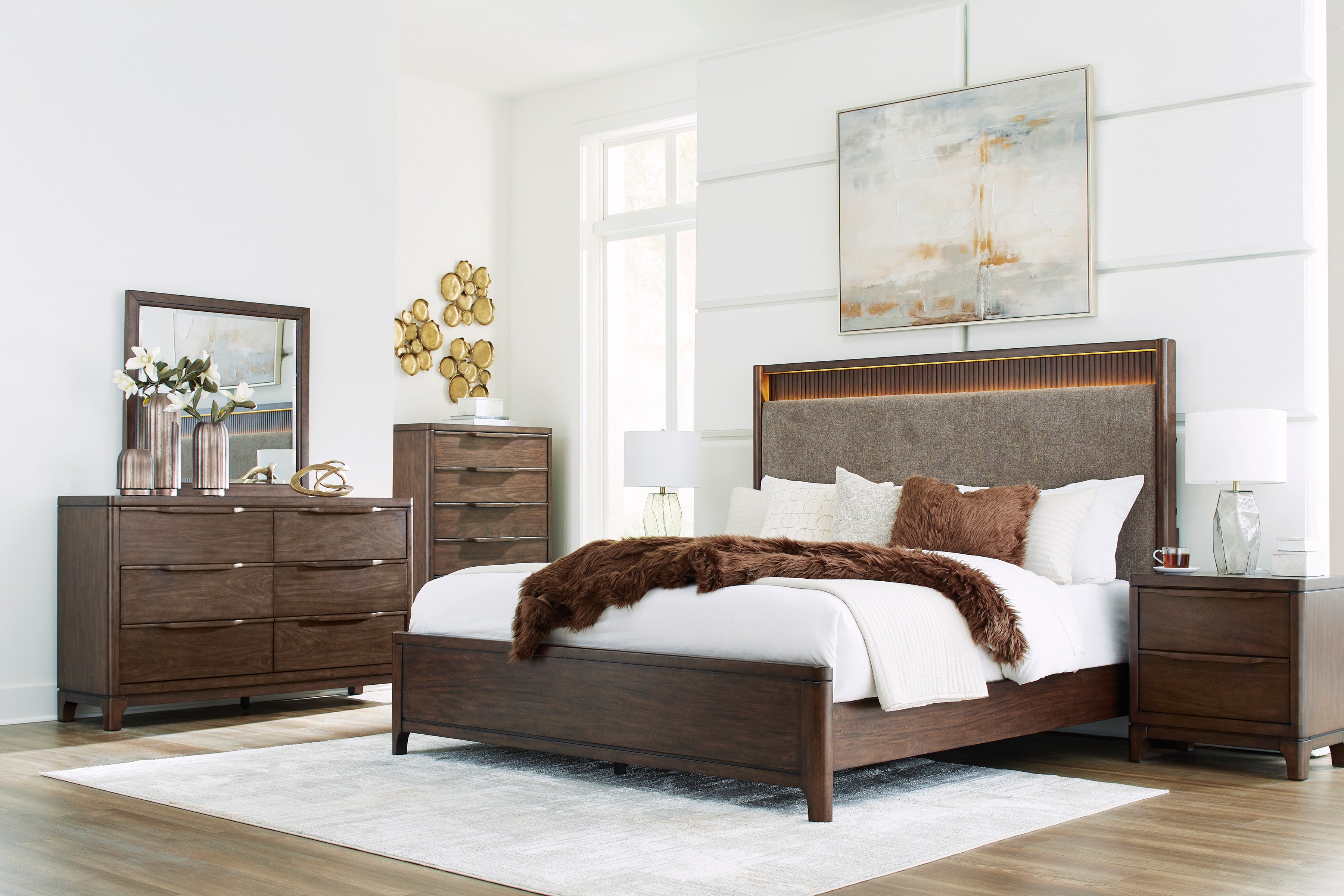 Korestone king-sized bedroom furniture set | Ashley Homestore